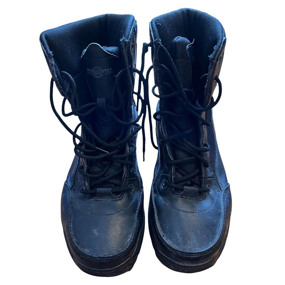 Interceptor Tactical Steel Toe Boots Men's Size 10 Bl… - Gem